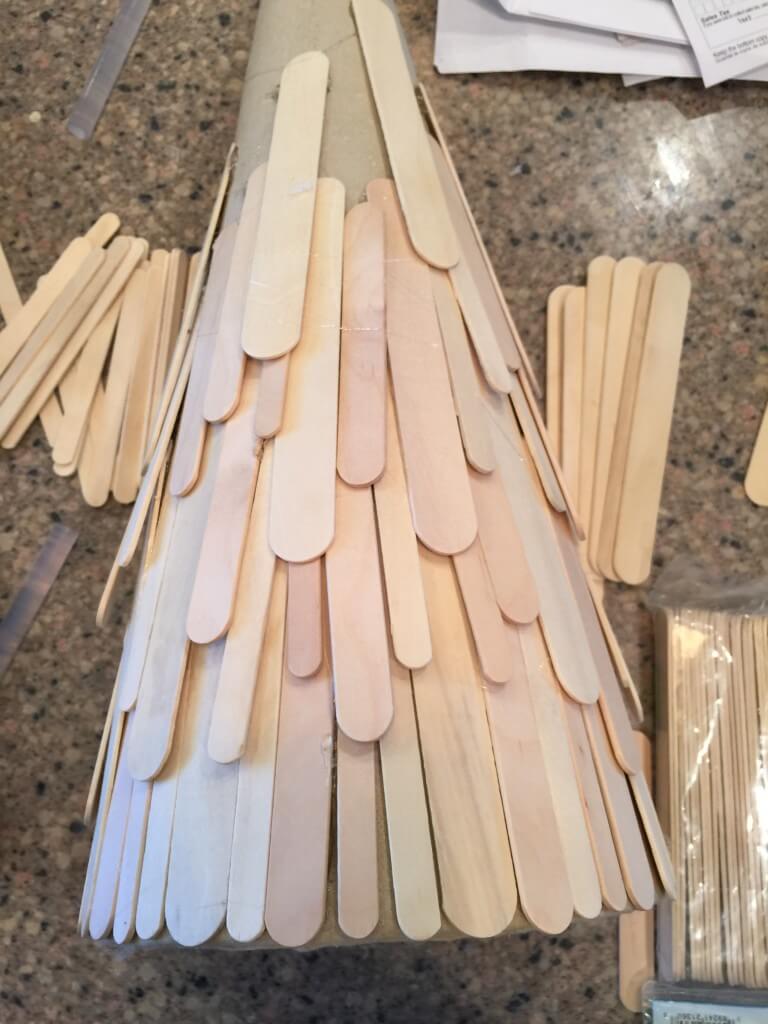 DIY Craft Stick Christmas Tree - Twelve On Main
