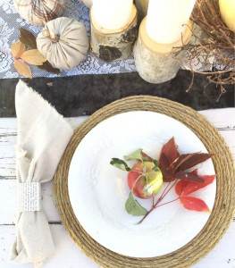 DIY Rope Plate Chargers - Twelve On Main