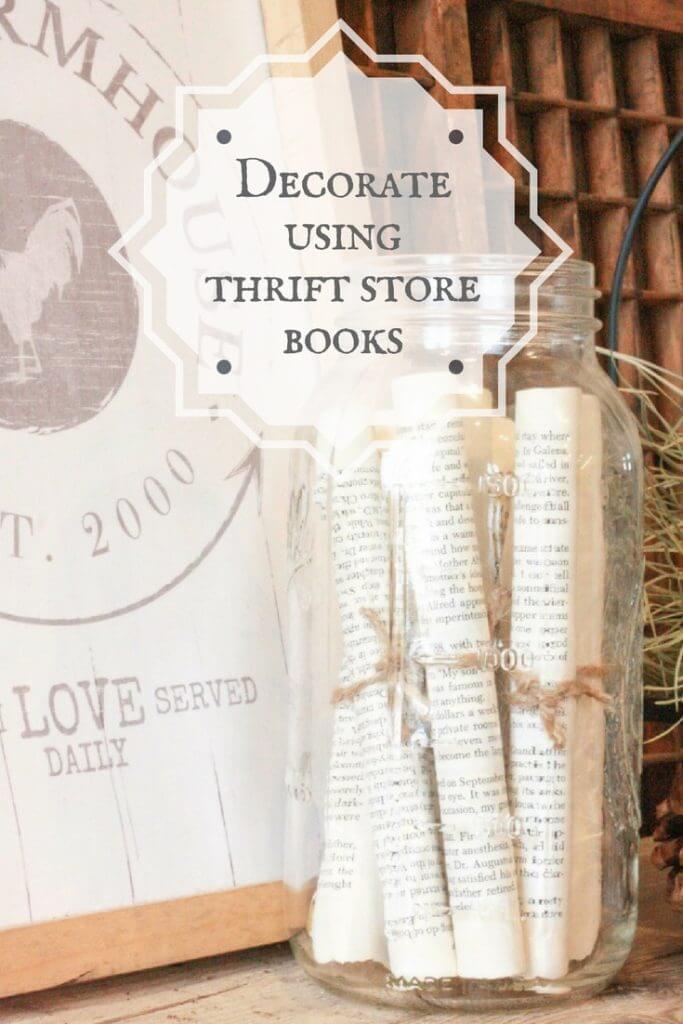 Decorate with Thrift Store Books! - Twelve On Main