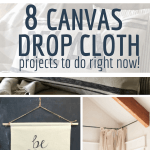 10 Insanely Easy Painters Canvas Drop Cloth Projects to do Right Now ...