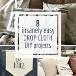 10 Insanely Easy Painters Canvas Drop Cloth Projects to do Right Now ...