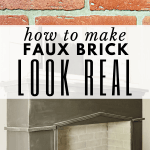 How to Make Faux Brick Panels Look Like Real Brick - Twelve On Main