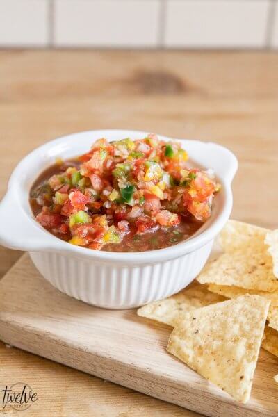 Our Favorite Zesty Fresh Salsa Recipe - Twelve On Main