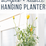 Super Easy DIY Hanging Planter - Twelve On Main