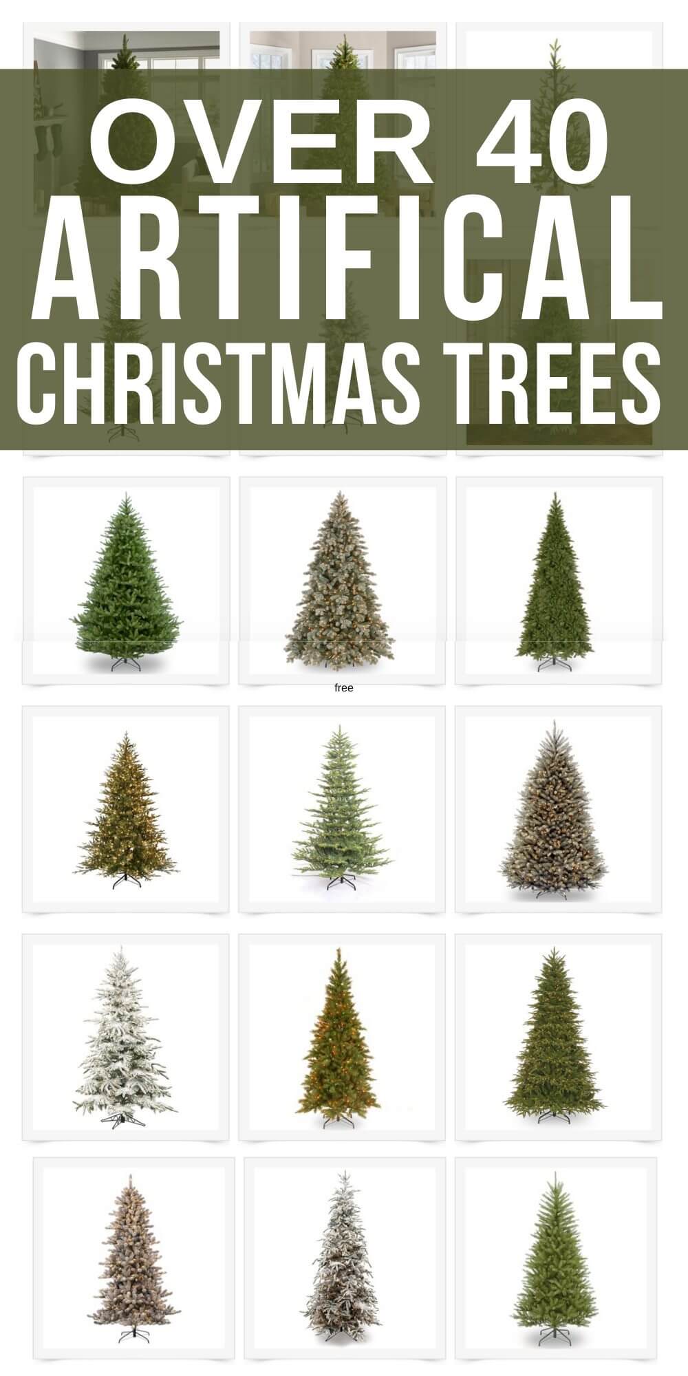 Types Of Artificial Christmas Trees Shaping Your Artificial Christmas