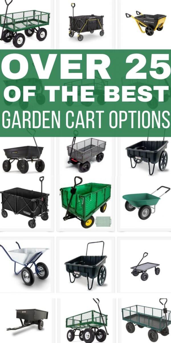 Over 25 of the Best Garden Cart Options for 2021 - Twelve On Main