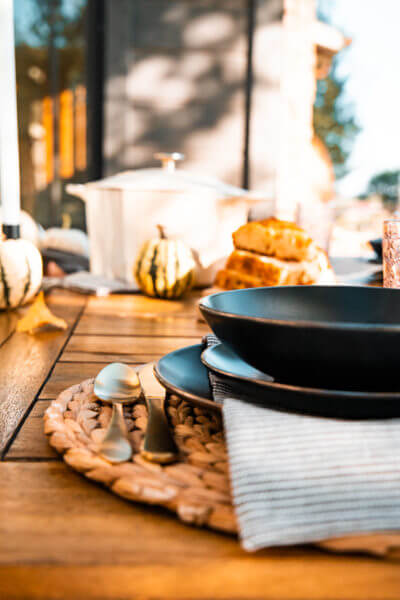 Simple Outdoor Fall Table Decor Ideas - Twelve On Main