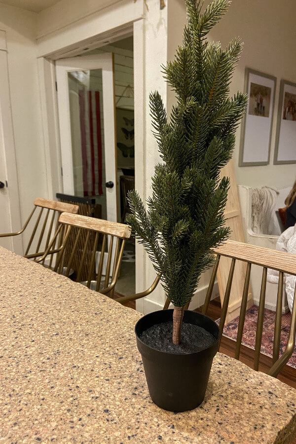 Easy and Inexpensive Tabletop Tree Decor Hack - Twelve On Main