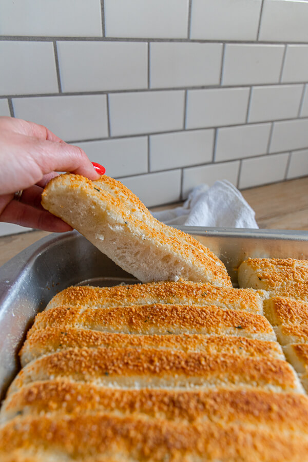 Easy Light and Fluffy Homemade Breadsticks Recipe - Twelve On Main
