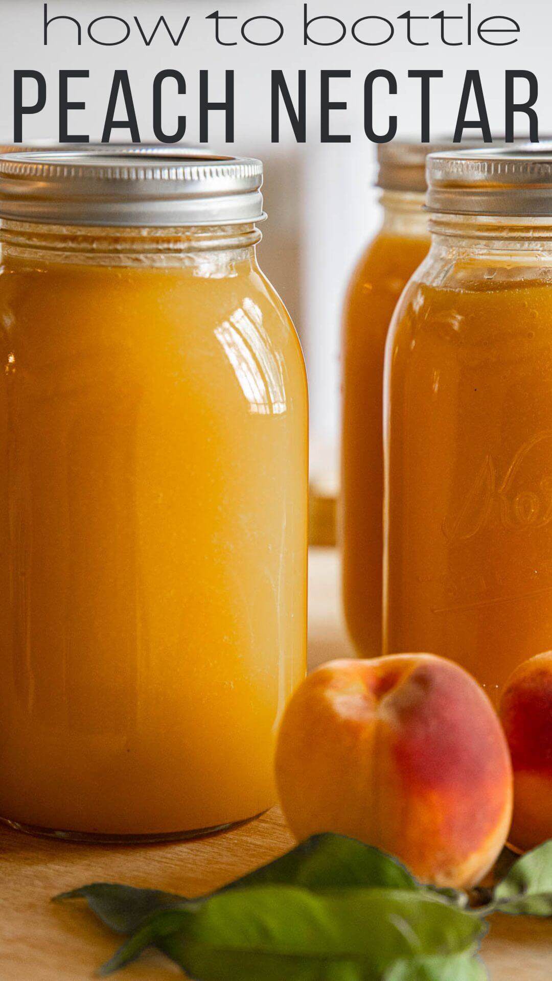 Easy Silky Smooth Peach Nectar - Fresh or Bottled - Twelve On Main