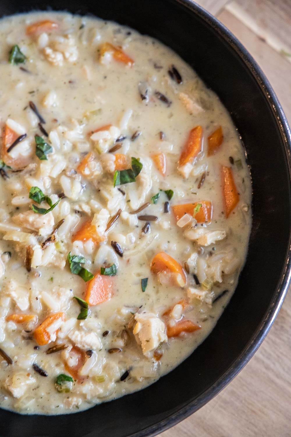Creamy Chicken and Wild Rice Soup Recipe - Twelve On Main