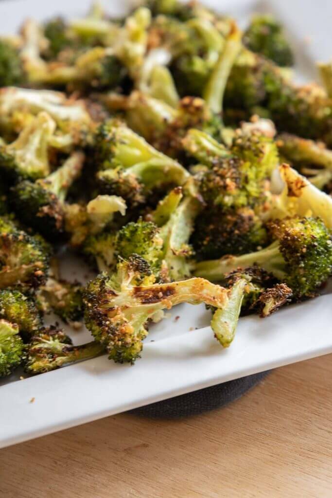 Easy Roasted Broccoli with Parmesan (An Easy Side Dish) - Twelve On Main