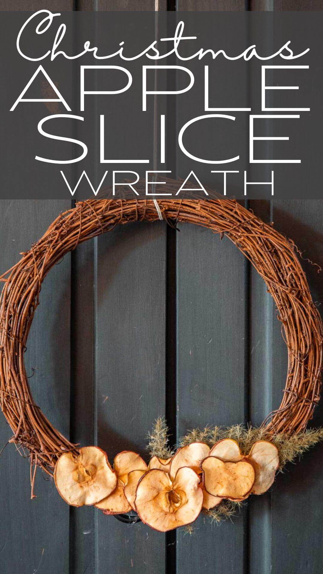 Easy Christmas Apple Wreath - Twelve On Main