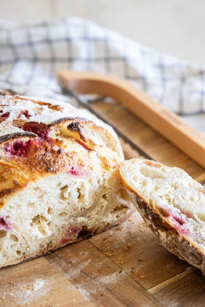 Raspberry Cheesecake Sourdough Bread - Twelve On Main